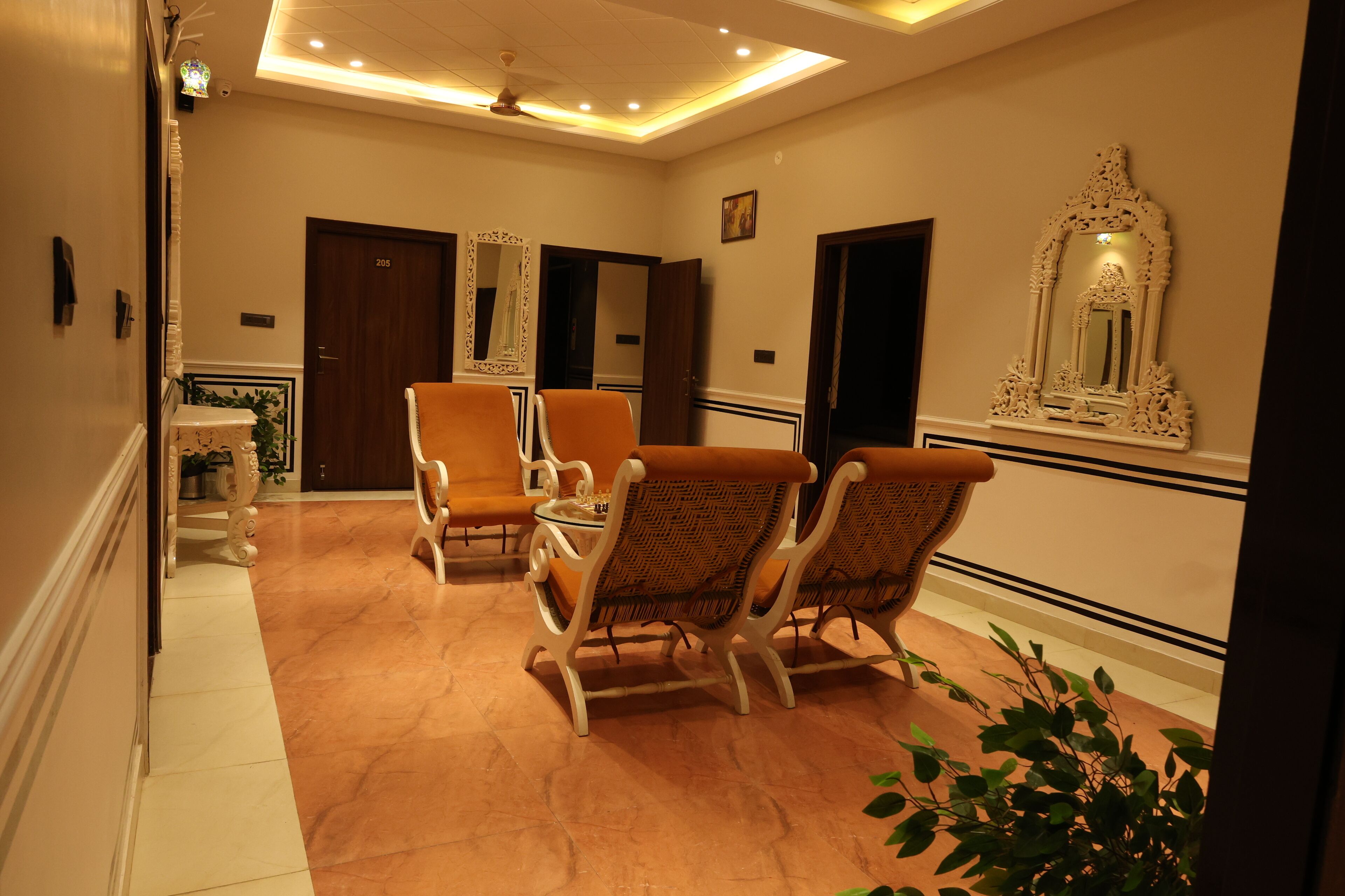 Sala de estar do lobby