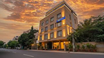 Entrada do alojamento