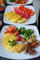 Café da manhã inglês todos os dias (IDR 50000 por pessoa) 