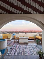 Terraço no piso superior