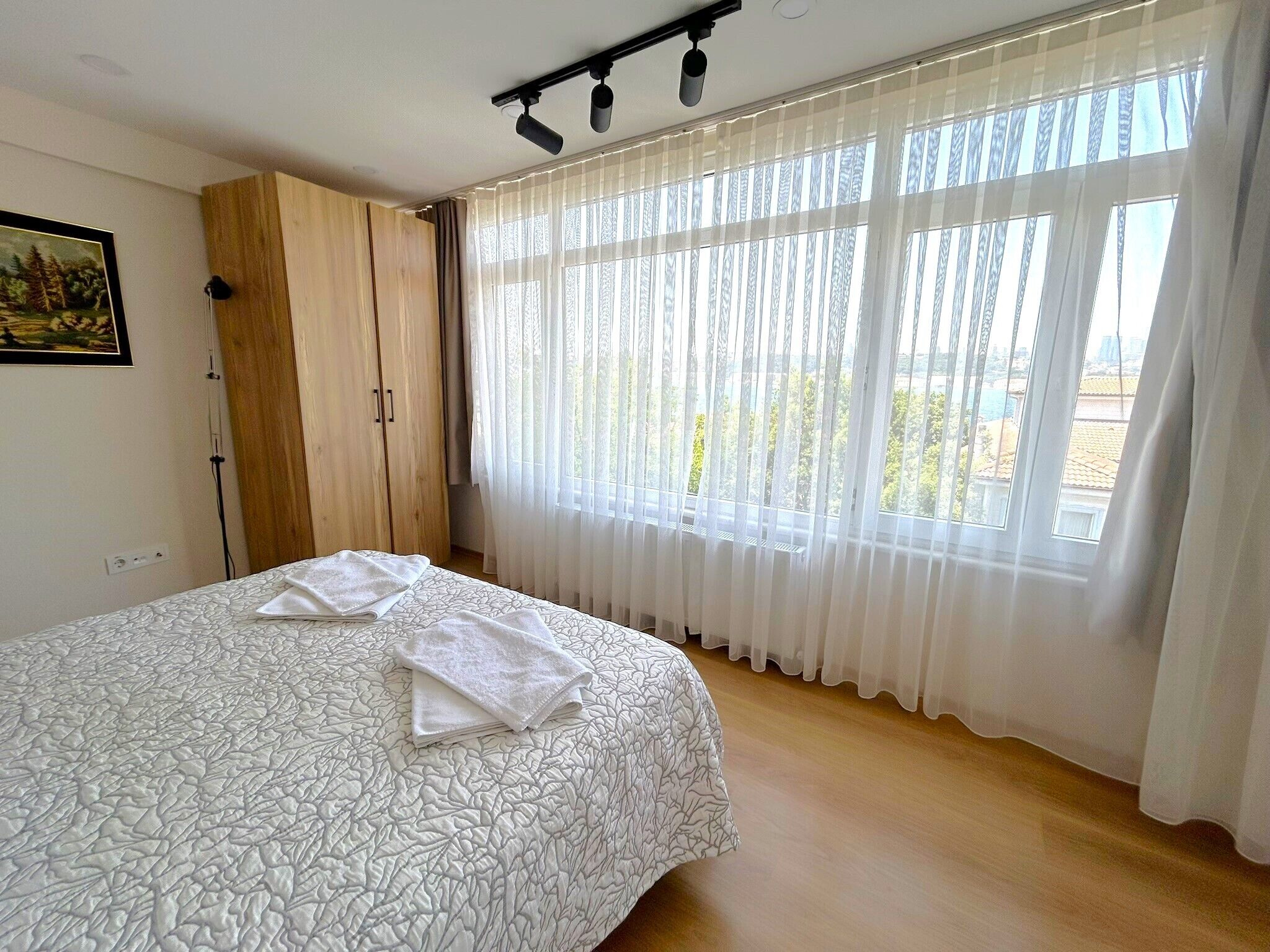 Suíte luxo, vista para o mar | Roupas de cama de algodão egípcio, roupas de cama premium