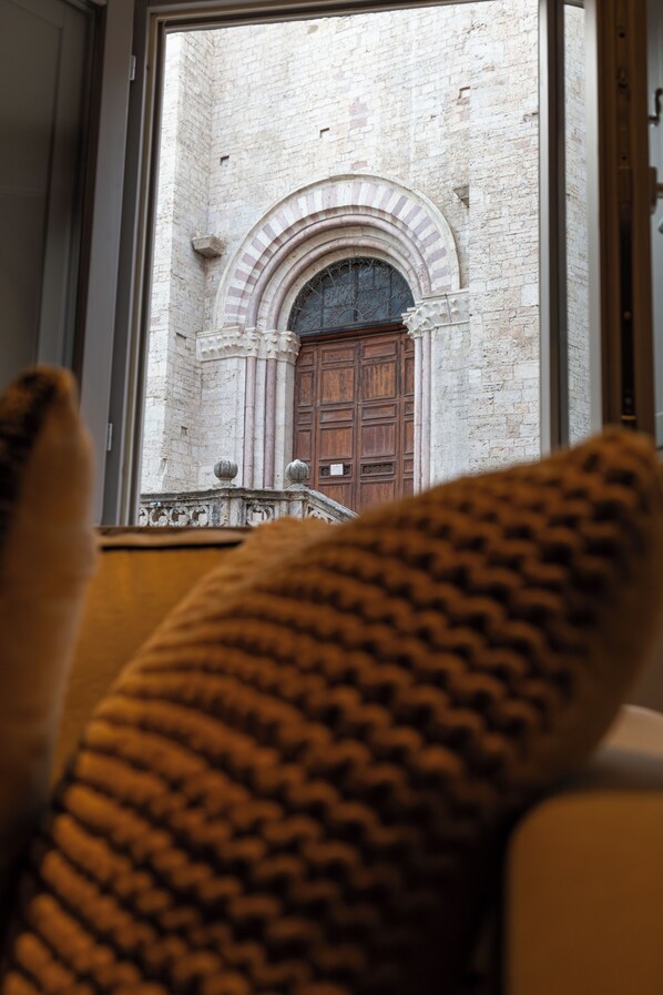 Vista para a cidade desde o alojamento