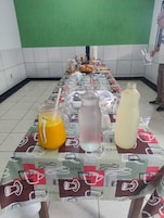 Café da manhã self-service grátis todos os dias