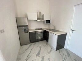 Quarto Superior, varanda, vista para o mar | Cozinha privada