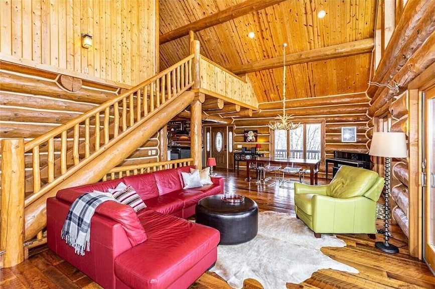 Luxurious Cozy Log Cabin In The Woods, Private Getaway At The Lake! - Melrose, MN