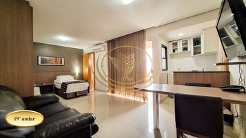 Apartamento | 1 quarto, secretária adequada para computadores portáteis 