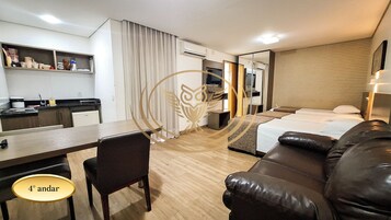 Apartamento | 1 quarto, secretária adequada para computadores portáteis