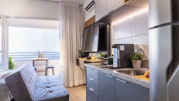 Apartamento | Sala | Smart TV de 50 polegadas com canais por cabo