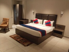 Quarto Duplo Executivo, Vista para a cidade | Secretária, quartos insonorizados, Wi-fi grátis 