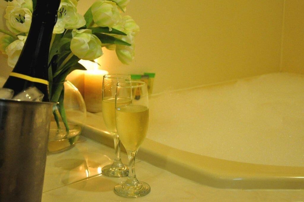 Estúdio Superior, vista para o jardim | Casa de banho | Artigos de higiene pessoal grátis, um secador de cabelo 