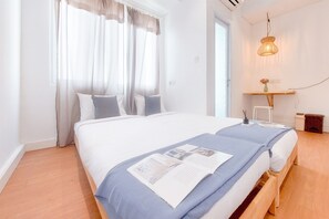 Estúdio Deluxe (twin) | Roupa de cama fornecida 