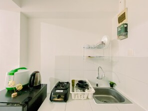 Estúdio luxo (queenbed) | Cozinha privada