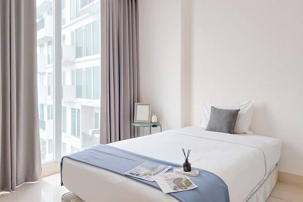 Good Choice And Restful 1br At Tree Park City Bsd Apartment - Jakarta