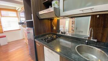 Estúdio luxo (queenbed) | Cozinha privada