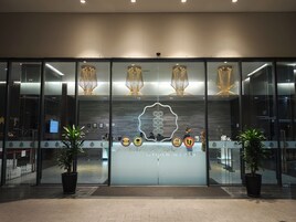 Entrada do alojamento