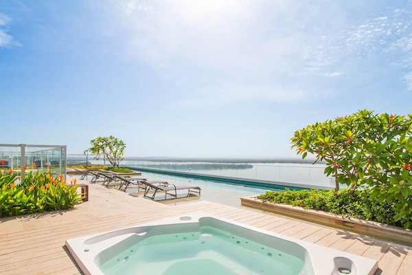 Terraço no piso superior