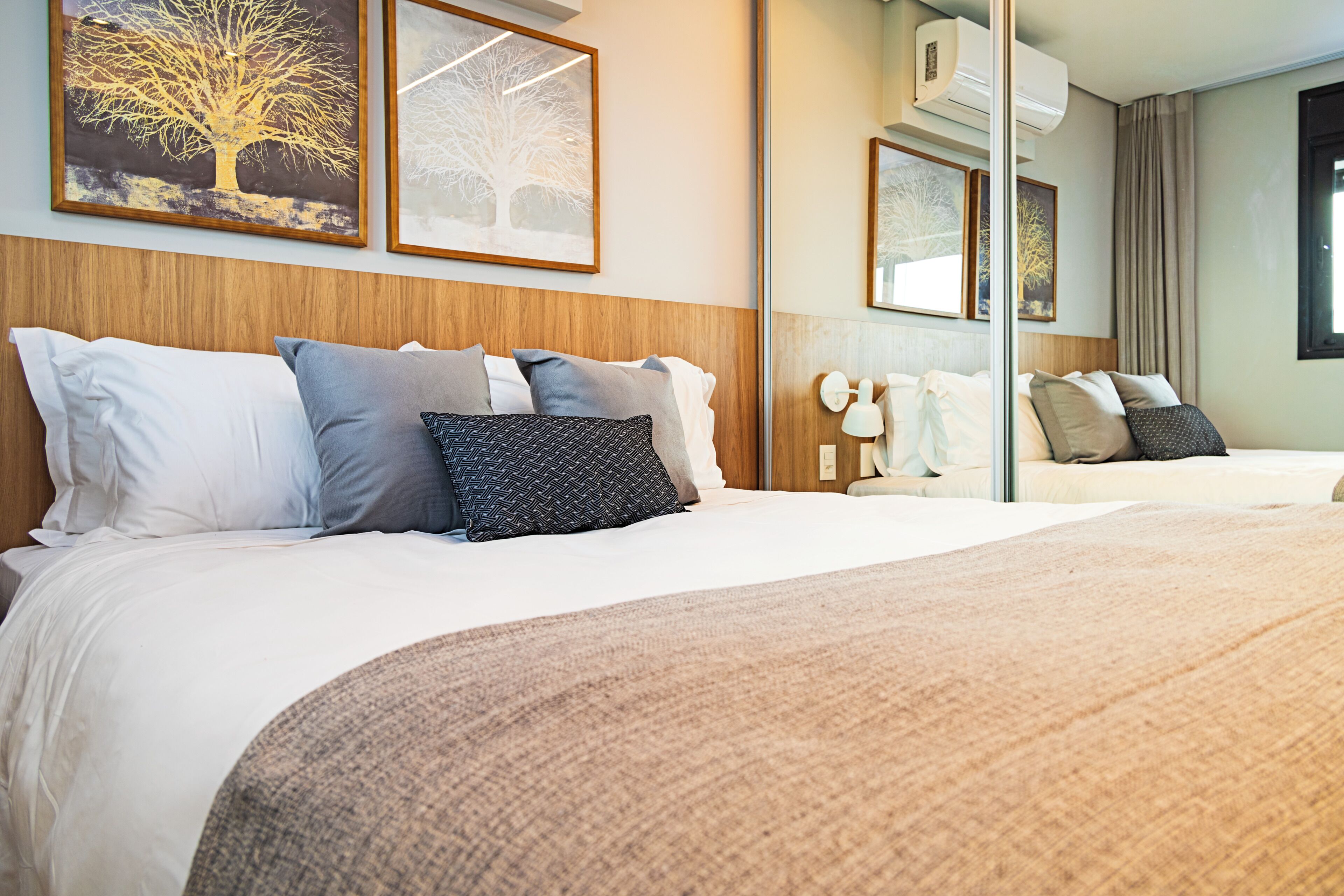 Apartamento Básico | Roupa de alta qualidade, cortinas/cortinados opacos 
