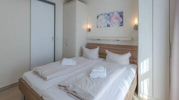 Apartamento | 1 quarto, com mobília individualizada, roupa de cama fornecida