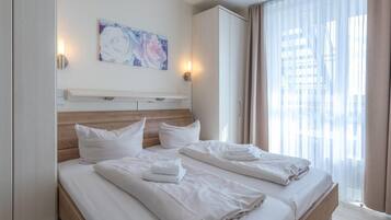 Apartamento | 1 quarto, com mobília individualizada, roupa de cama fornecida