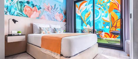 Apartamento luxo | 1 quarto, cofres nos quartos, escrivaninha, quartos à prova de som