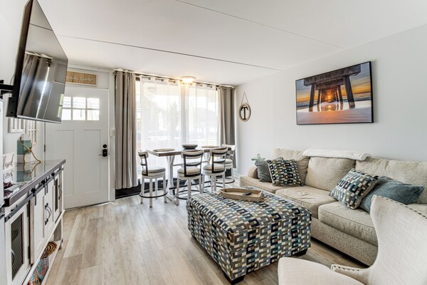 2 Blocks To Beach: Modern Condo In North Wildwood! - Kanga, North Wildwood