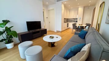 Apartamento Deluxe | Sala de estar