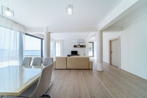 Cobertura conforto, vista para o mar | Área de estar