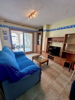 Apartamento, 2 quartos, para fumantes, terraço | Área de estar