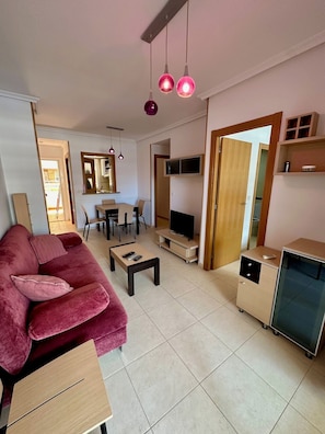 Apartamento, 2 quartos, fumadores, terraço | Sala de estar