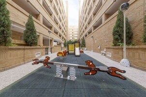 Apartamento, 2 quartos, terraço, vista para a montanha | Área para crianças