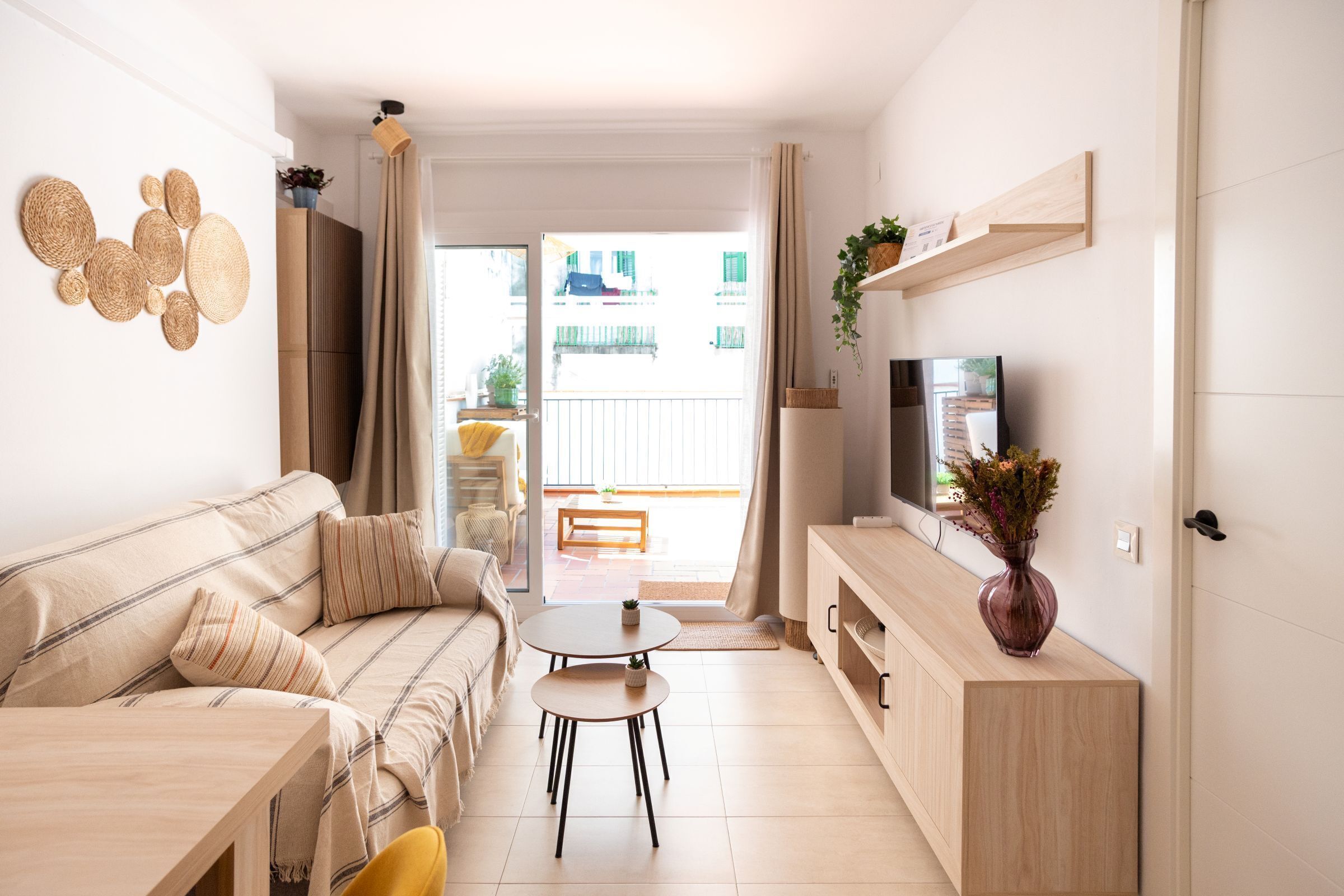 Apartamento, 1 quarto, terraço | Sala de estar