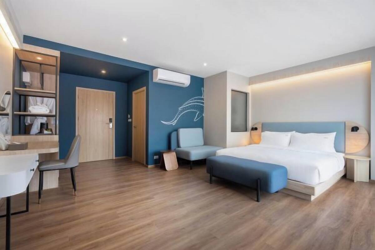 Cofre no quarto, secretária, quartos insonorizados, Wi-fi grátis