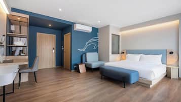 Quarto Duplo Deluxe | Cofre no quarto, secretária, quartos insonorizados, Wi-fi grátis