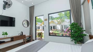 Quarto superior, vista para o jardim | Wi-Fi de cortesia