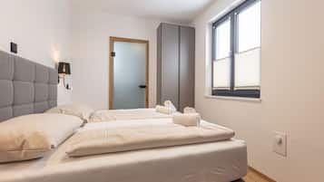 Apartamento | 3 quartos, com mobília individualizada, roupa de cama fornecida