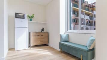 Estúdio Deluxe, Vista para a cidade | Cozinha privada