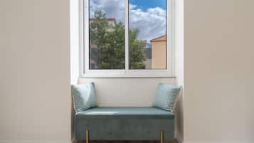 Estúdio Deluxe, Vista para a cidade | Cortinas/cortinados opacos, quartos insonorizados