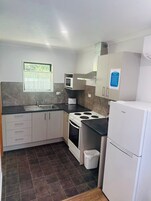 Apartamento Deluxe | Cozinha privada | Minifrigorífico, um micro-ondas, uma placa de cozinha 