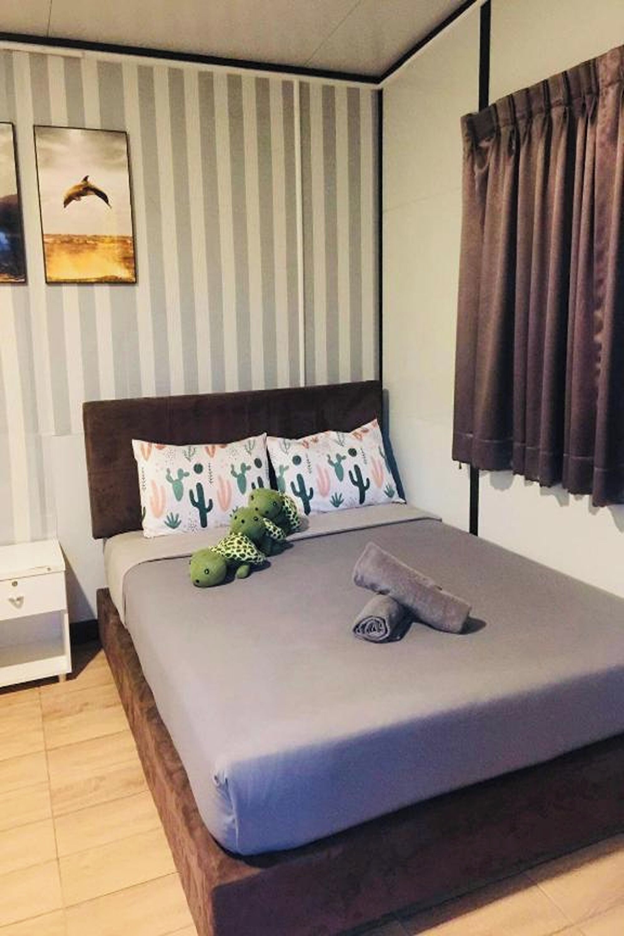 Quarto Duplo, 1 quarto | Secretária, Wi-fi grátis, roupa de cama fornecida 