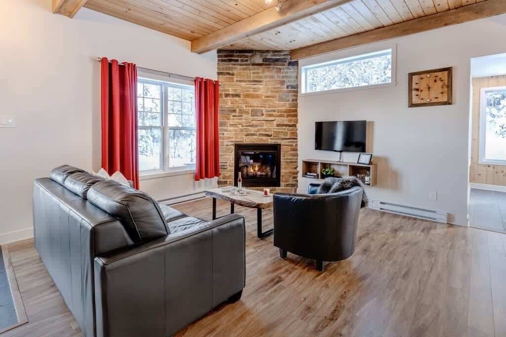 Spa, Ouareau Forest, River | Chalet La Chouette - Saint-Donat