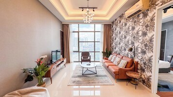 Apartamento Familiar | Sala de estar | TV de ecrã plano 