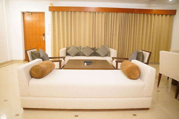 Casa de Campo, varanda, vista para o jardim | Sala de estar