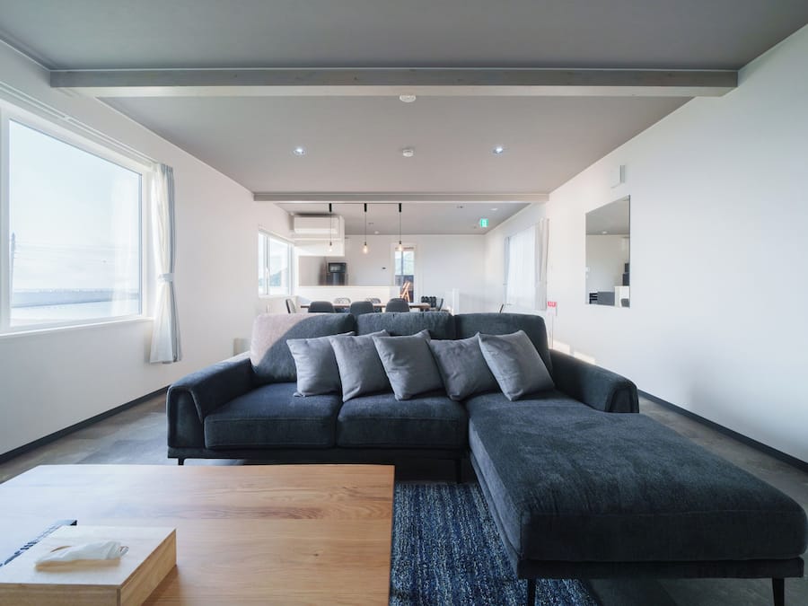 Casa Comfort, vista para o mar | Sala de estar | TV de ecrã plano, Netflix, Hulu, serviços de streaming