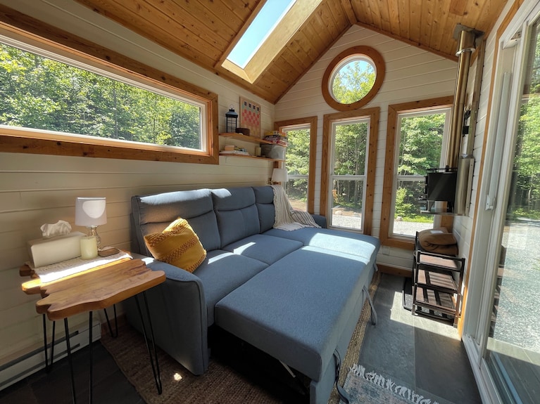 Private Brook-side Tiny House In The Woods With Gazebo - New Brunswick
