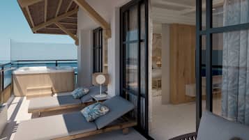 Preferred Club Presidential Suite Ocean Front | Terraço/pátio