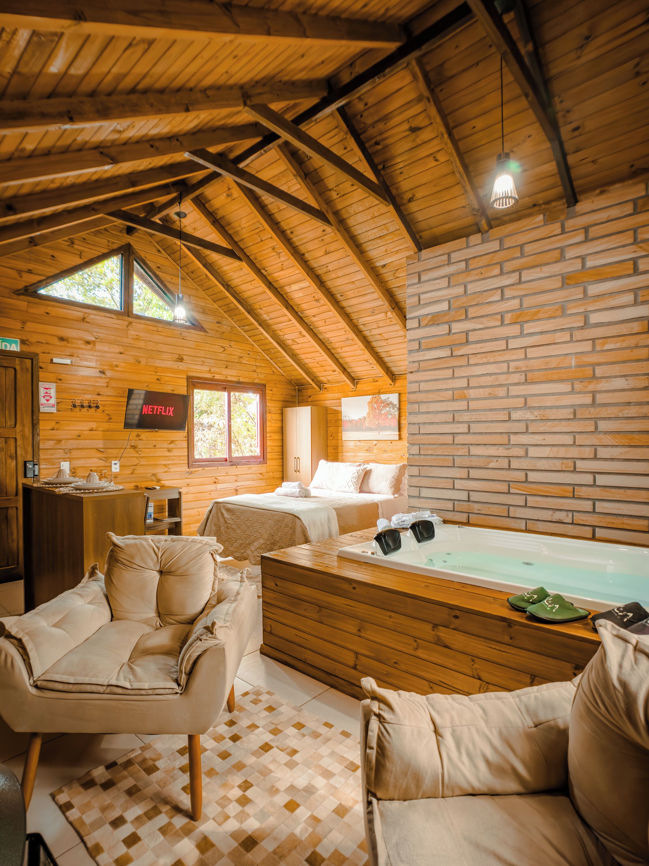 Cabana de Madeira Comfort | Wi-fi grátis 