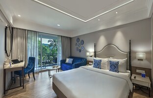 Quarto Duplo de Luxo, 1 quarto, não fumadores, vista para o pátio | Vista do quarto