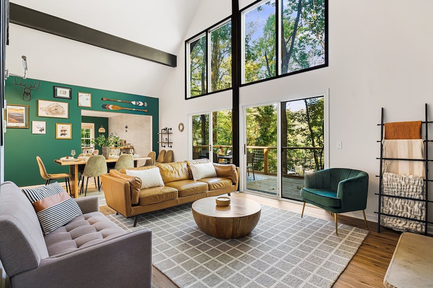 12 Mins To Ski Slopes: Hot Tub, Game Room, Cold Plunge, Fire Pit & Coffee Bar! - Maggie Valley