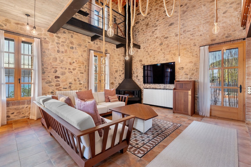 Casa De Vacaciones 'Masia Can Divi' Con Vistas A La Montaña, Wi-fi Y Aire Acondicionado - Granollers