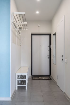 Apartamento Comfort, vista para o pátio | 1 quarto, quartos insonorizados, ferro/tábua de engomar, Wi-fi grátis